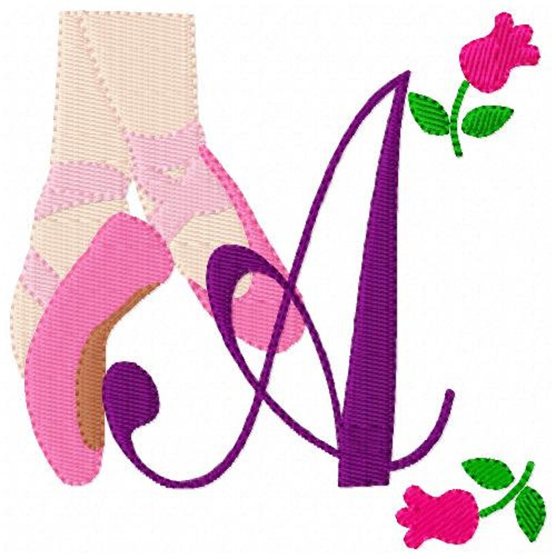Ballet Pointe Shoes Embroidery Design Dance Embroidery - Etsy