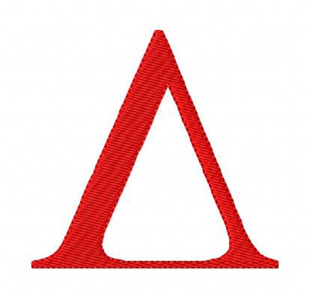Greek Letters //formal //collegiate //machine Embroidery Monogram Font ...