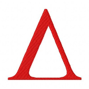 Greek Letters Formal Collegiate Machine Embroidery Monogram Font Design ...