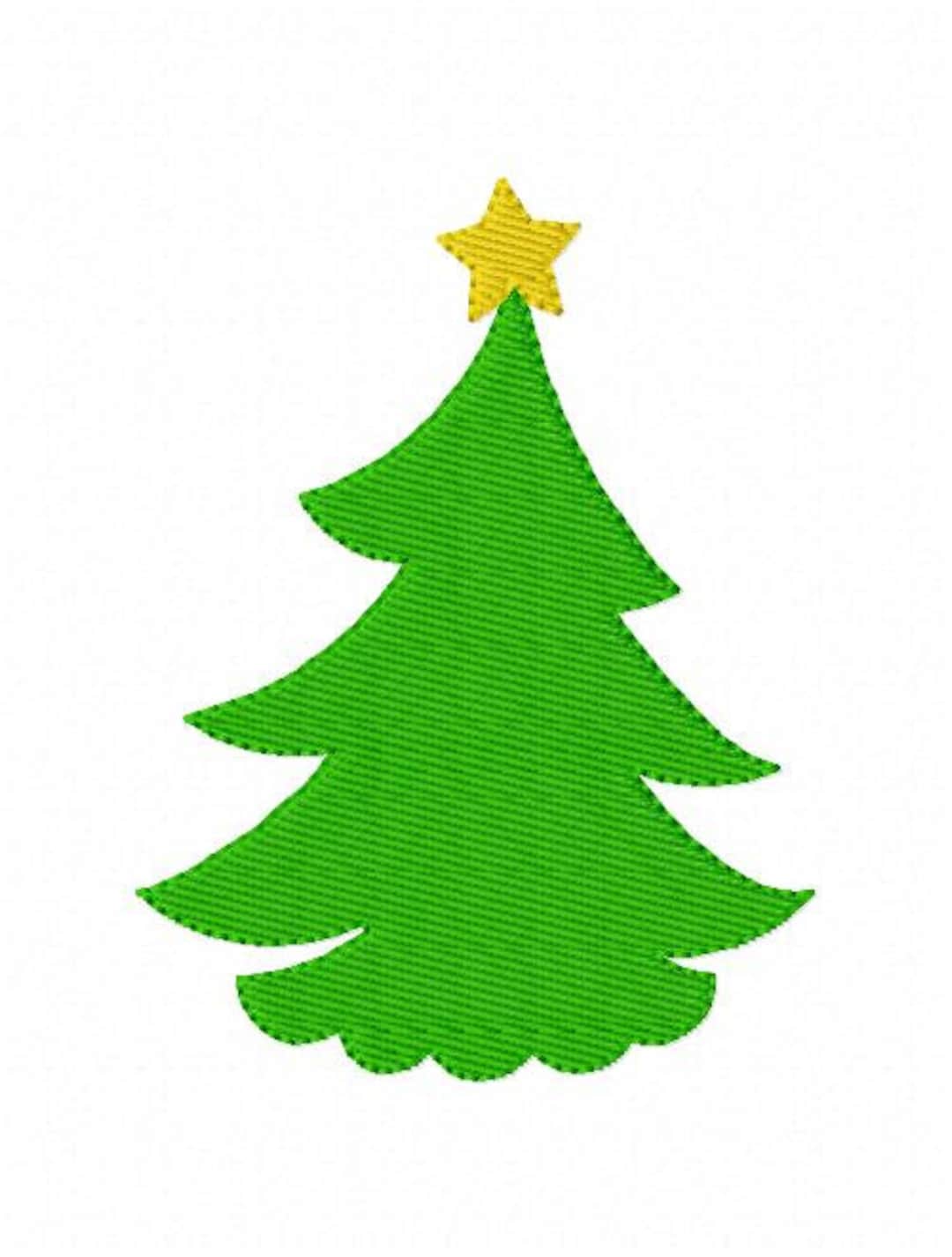Christmas Tree Machine Embroidery Design, Embroidery Designs, Christmas ...