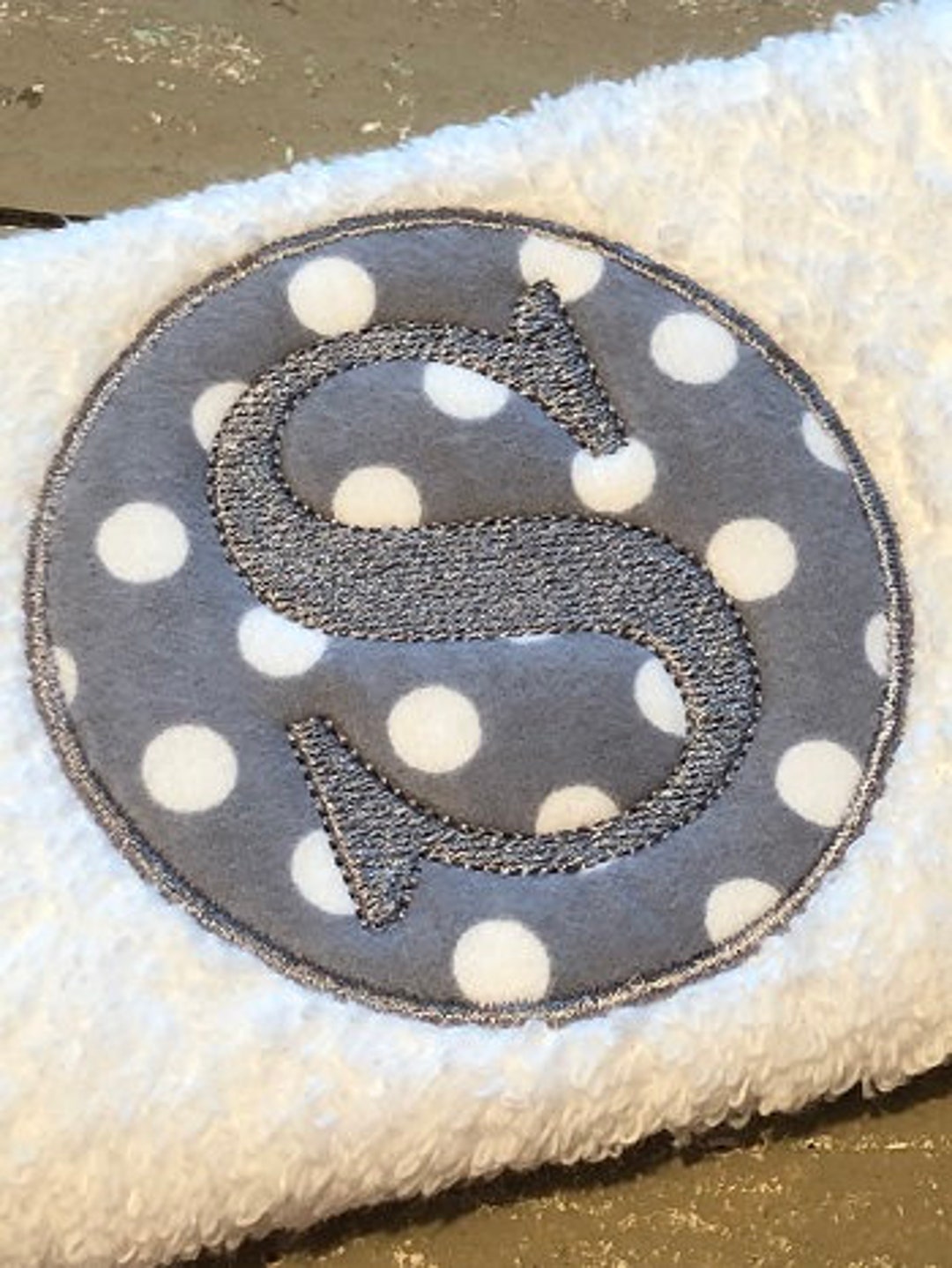 Circle Applique Monogram Machine Embroidery Design Font Set, Applique ...