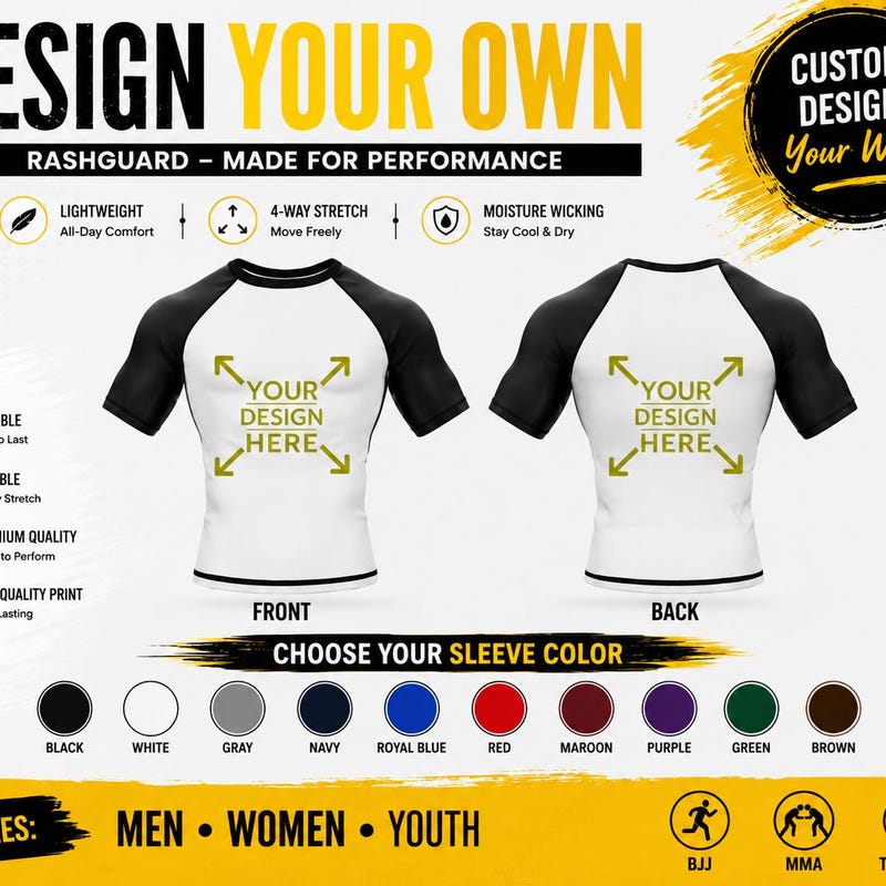 Rash Guard Design - Etsy UK