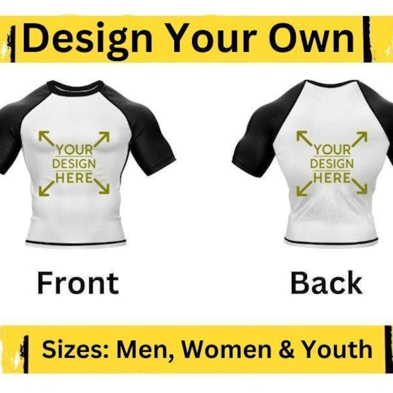 Womens Custom Rash Guard - Etsy UK