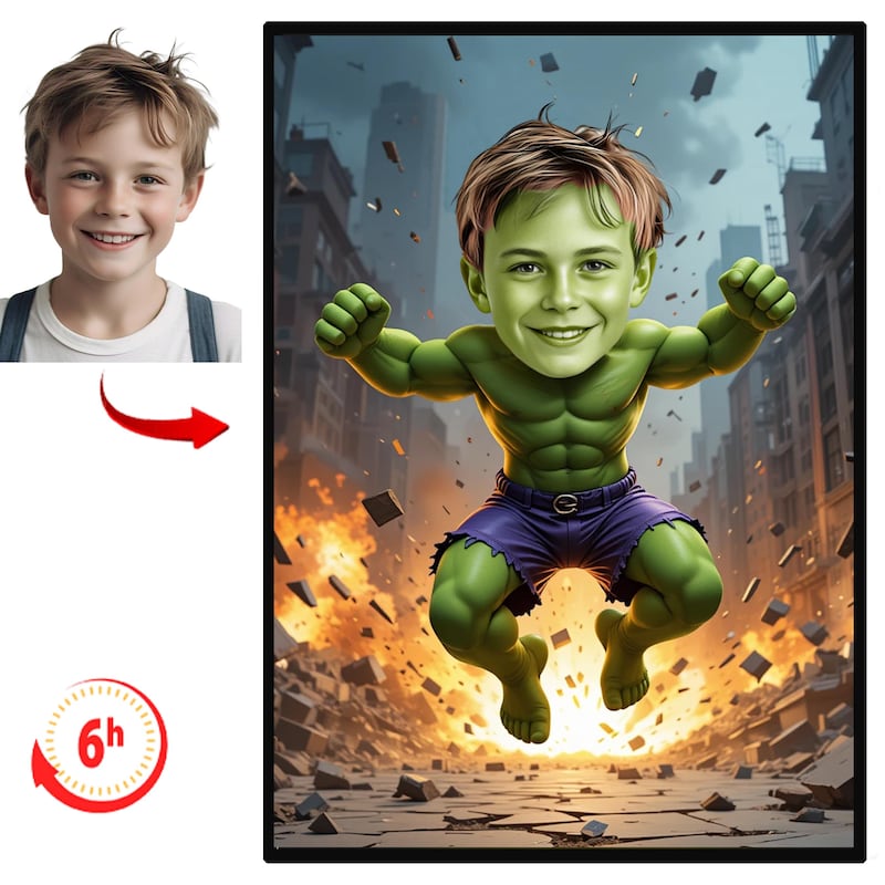 Hulk Poster Kids - Etsy
