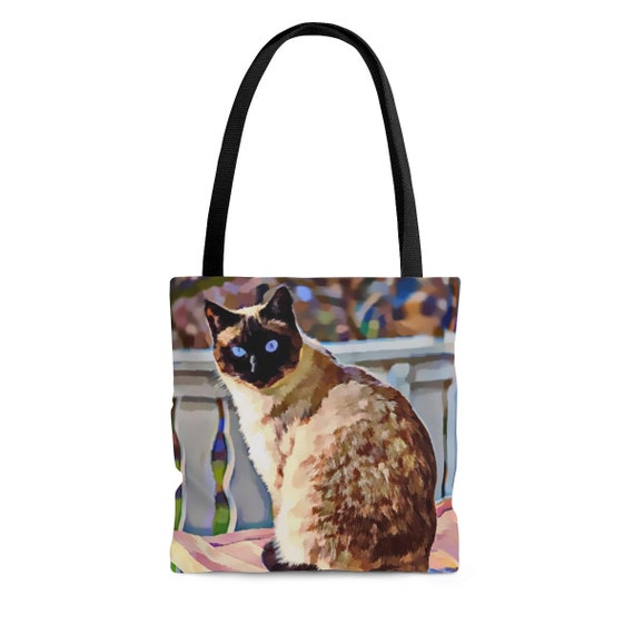 Siamese Cat Tote Bag Three Sizes - Etsy