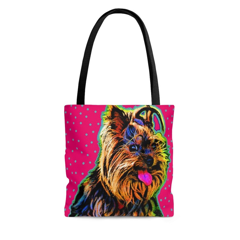 Cute Dog Pop Art Tote Bag, Three Sizes - Etsy