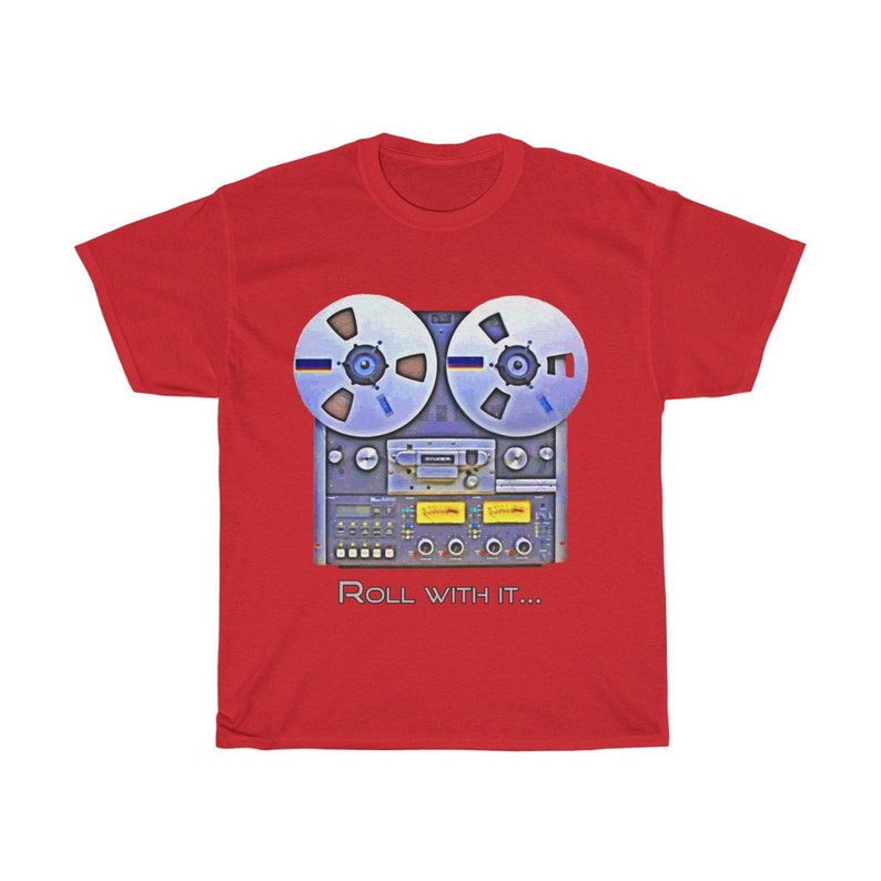 Reel to Reel Tape Machine T Shirt Analog Tape Machine Audiophile Unisex ...