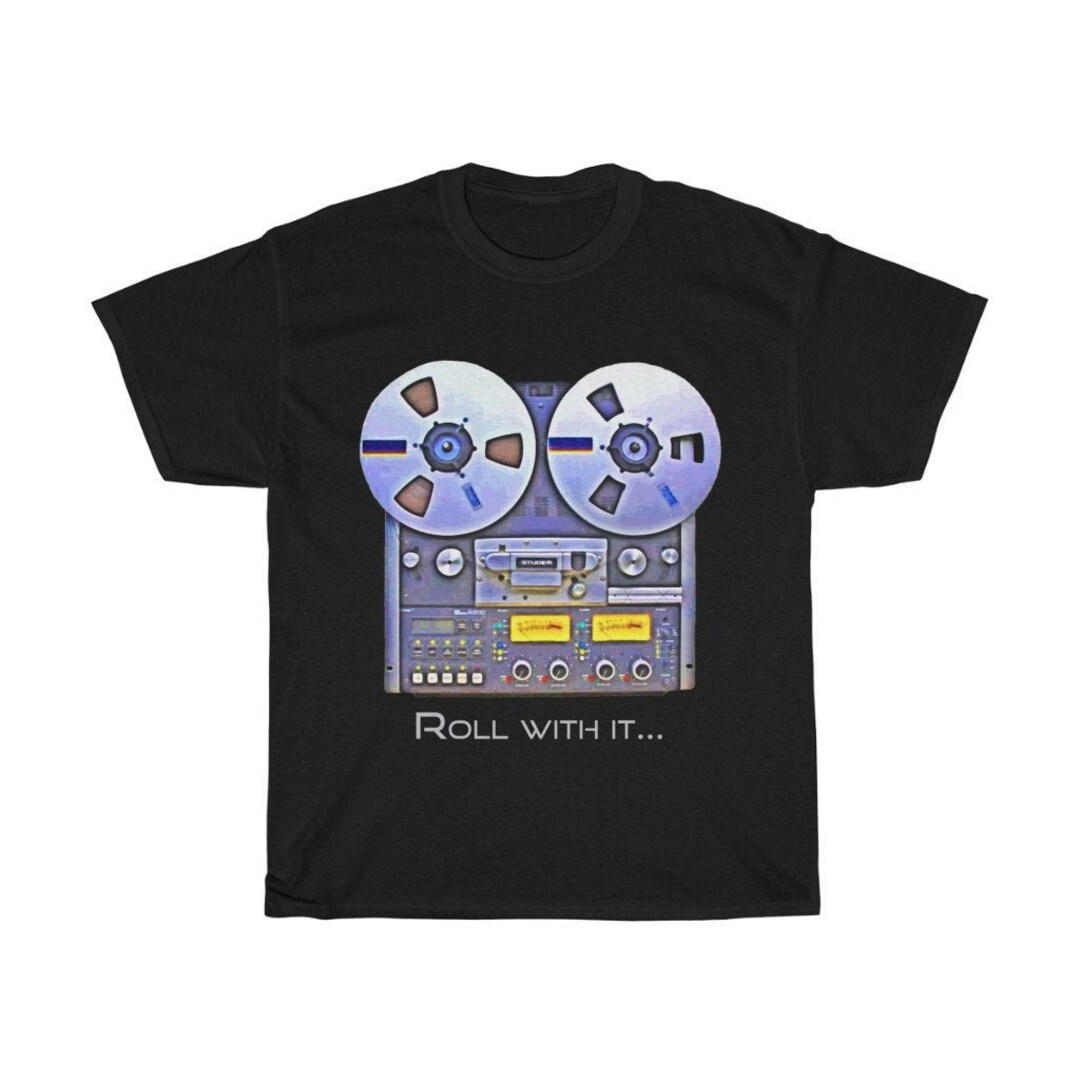 Reel to Reel Tape Machine T Shirt Analog Tape Machine Audiophile Unisex ...