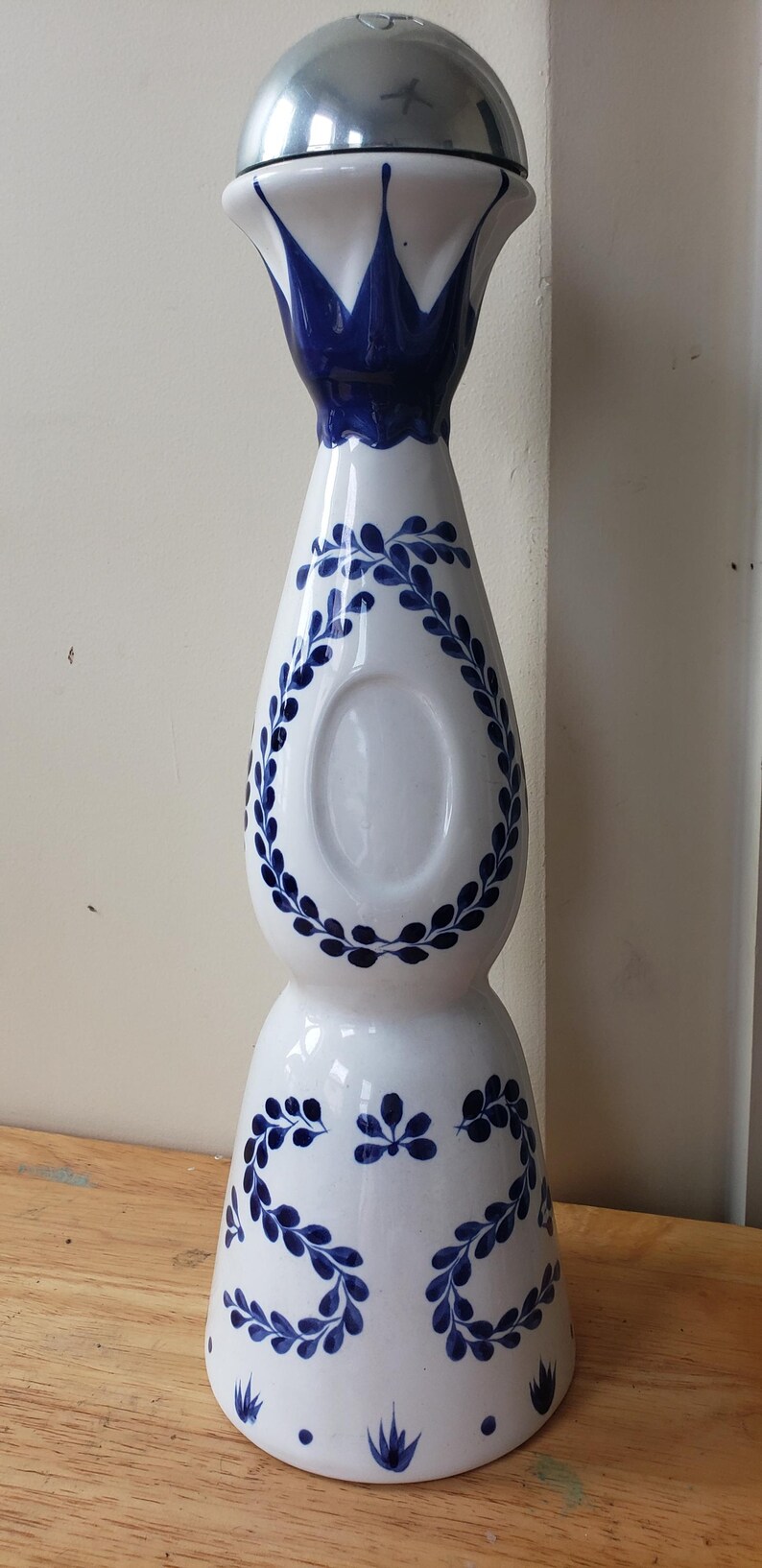 Empty Hand Painted Clase Azul Reposado Bottle (flower, Agave, or No ...