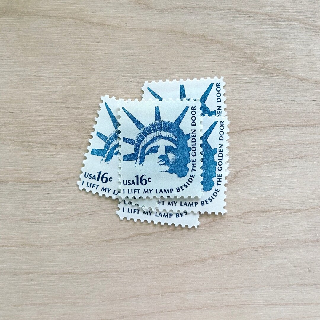Set of 10 . Statue of Liberty . 16 Cent . Unused USPS Vintage Postage ...