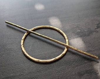 Circle Hair Pin - Etsy