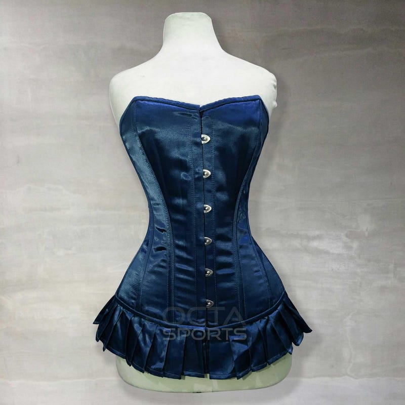 Navy Corset - Etsy UK