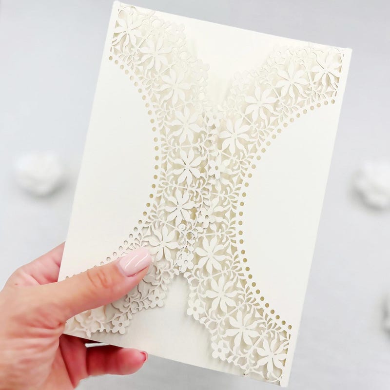 Doily Invitation - Etsy