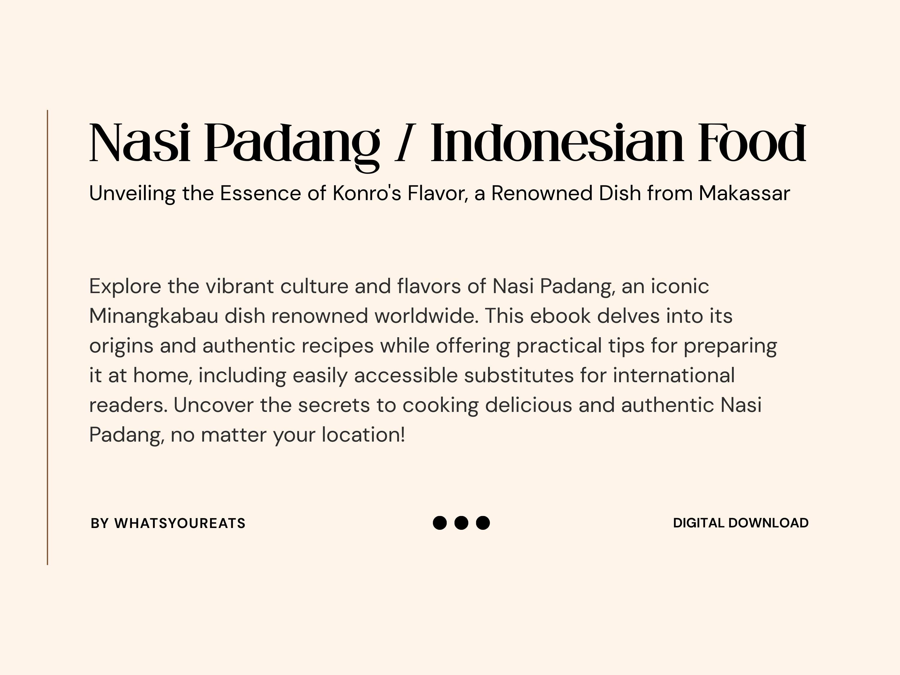 Nasi Padang : History, Culture, Authentic Recipes – Traditional ...