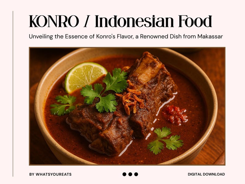 KONRO – Traditional Indonesian Beef Rib Soup | Authentic Recipe Ebook ...