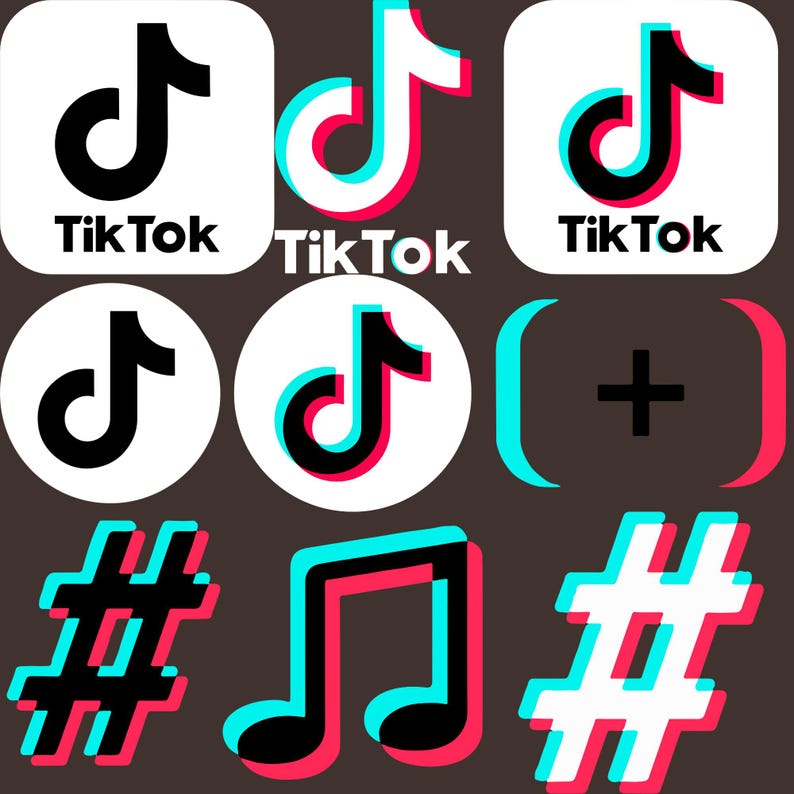 Tiktok SVG Clipart Bundle, Kids Challenge Designs (digital Download) - Etsy