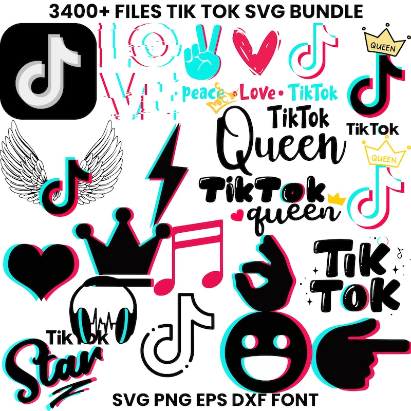 Tiktok Stickers - Etsy
