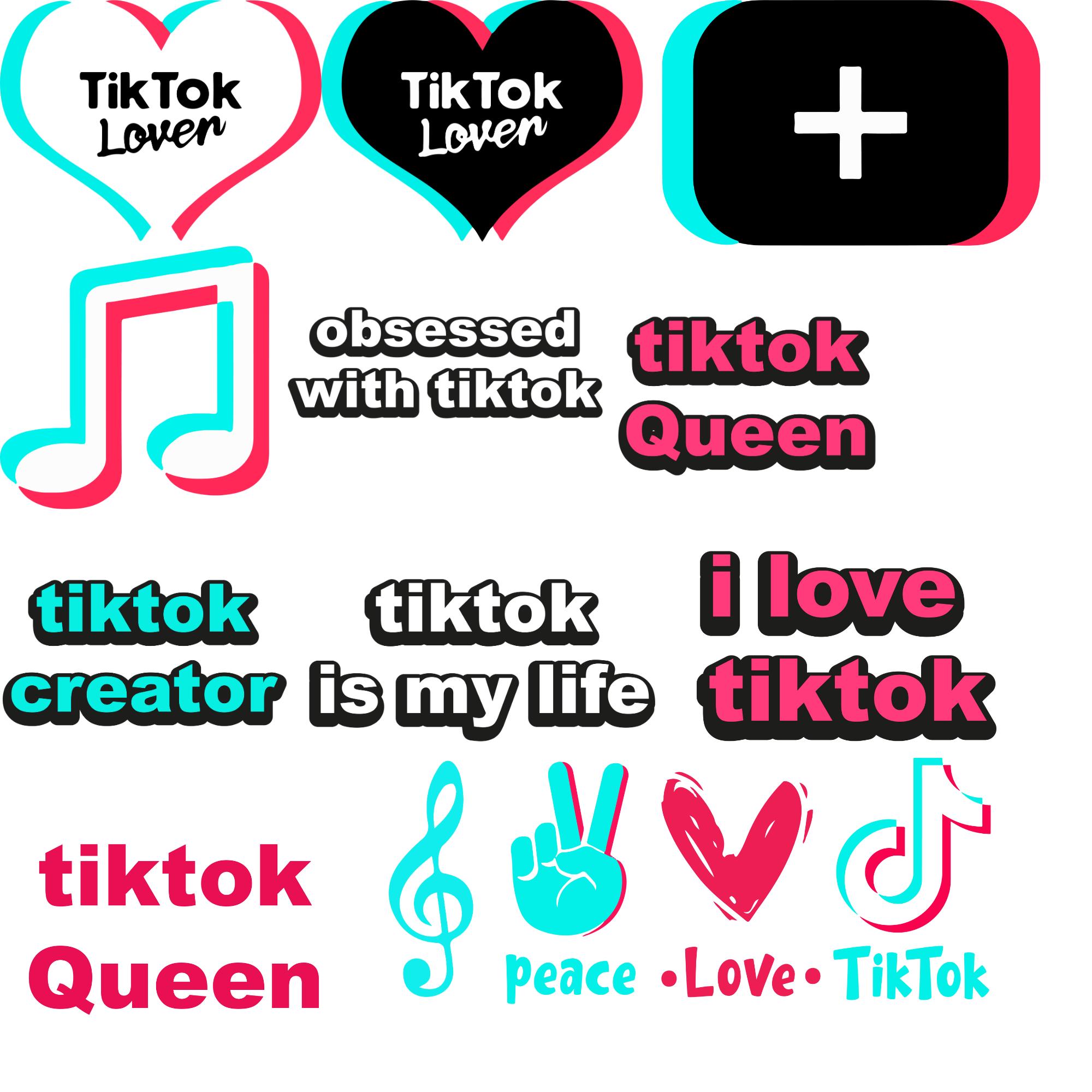 Tik-tok SVG Bundle, Tik-tok Clipart PNG, Kids Challenge SVG, Cool Tik ...
