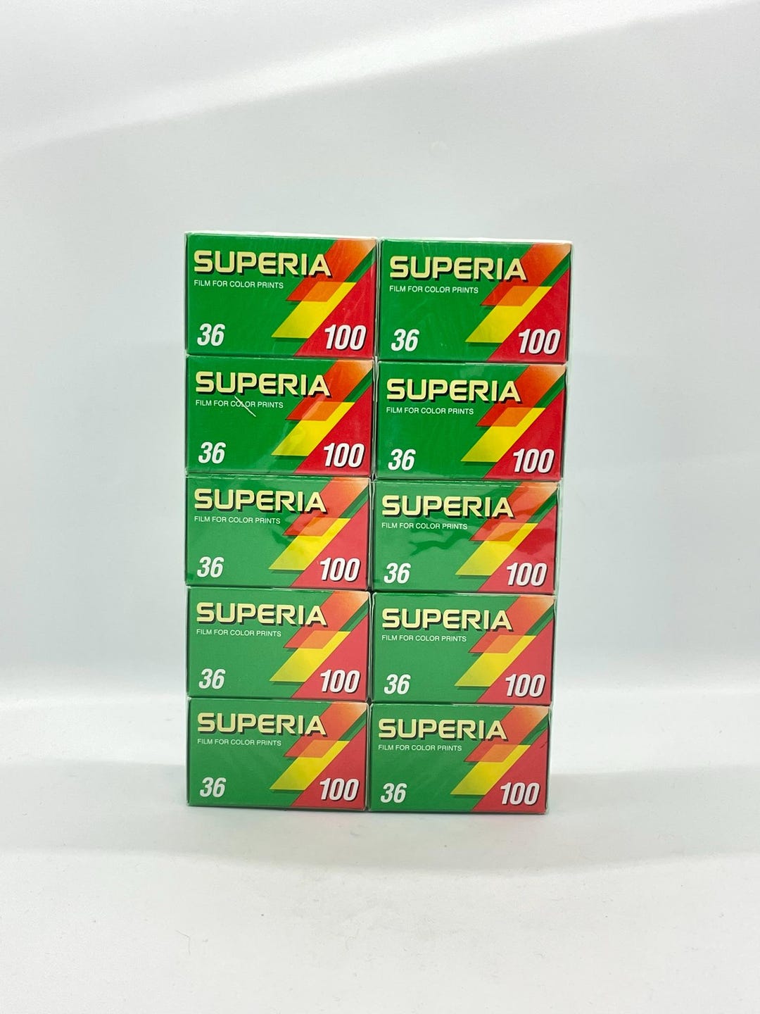 Fujifilm Superia 100 – 35mm Color Negative Film (10 Rolls, 36 Exposures ...