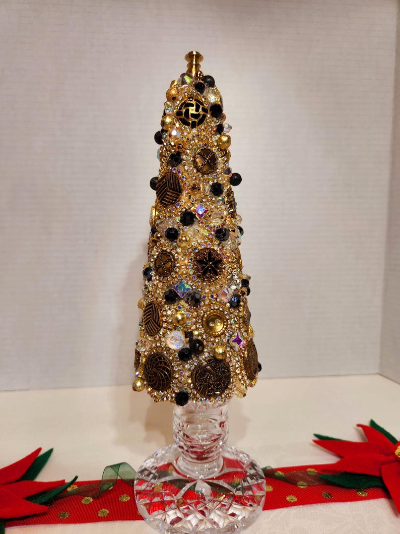 Vintage Button Bejeweled Tree - Etsy