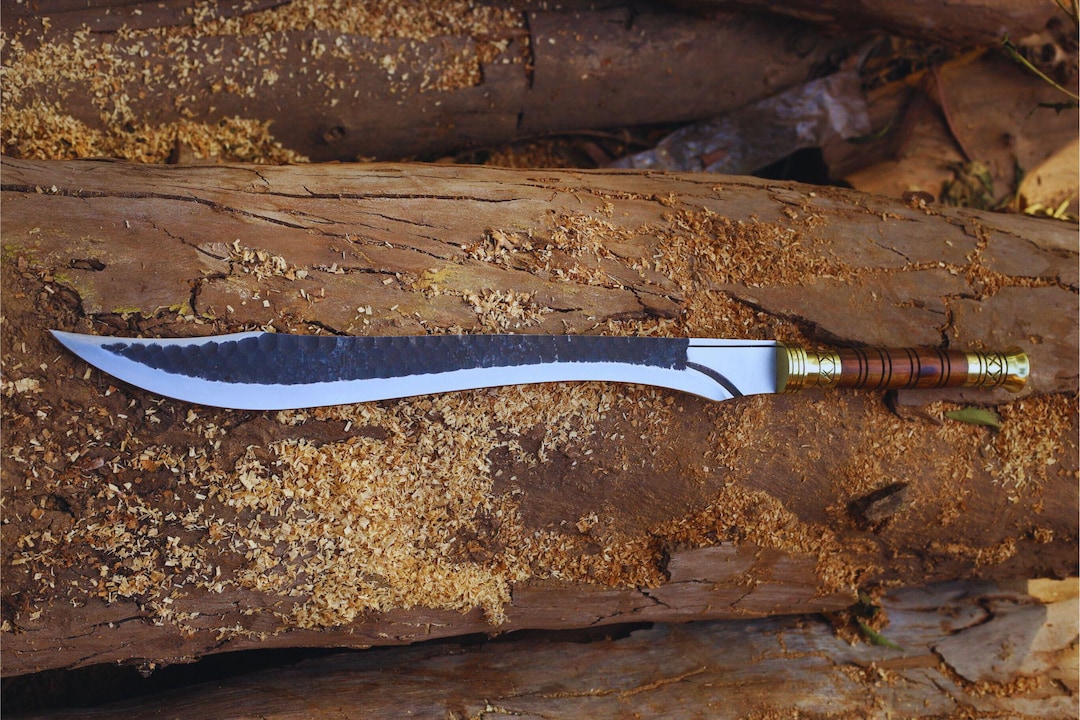 30" SCIMITAR SWORD Long Blade Hand Forged | Leaf Spring of Truck ...