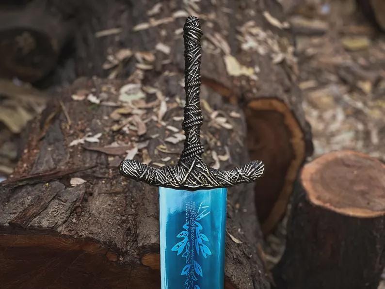 Elden Ring Dark Moon Greatsword Replica: Hand-forged Cosplay Sword - Etsy