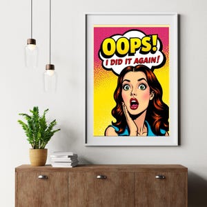 10 Pop Art Coffee & Sass Poster Bundle - Retro Comic Wall Art ...