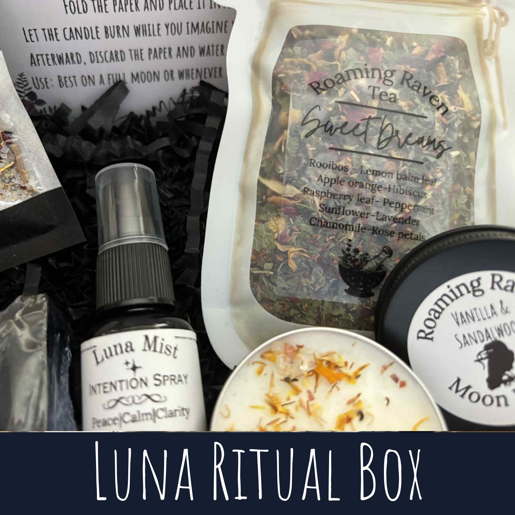 Luna Witchy Box Full Moon Self Care Kit Lunar Bath Ritual Set With Soap ...