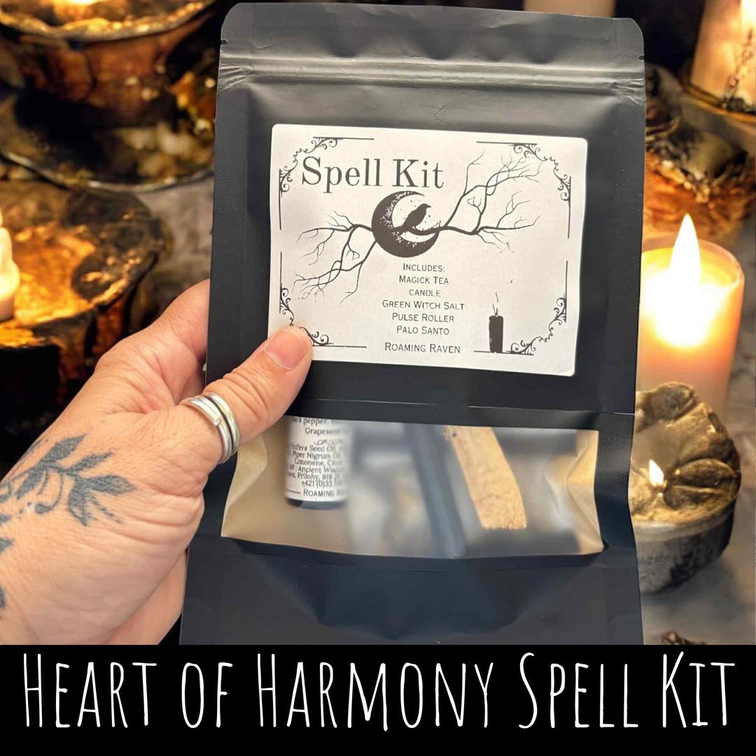 Love Kit for Witch Heart of Harmony Kit for Emotional Healing Grounding ...