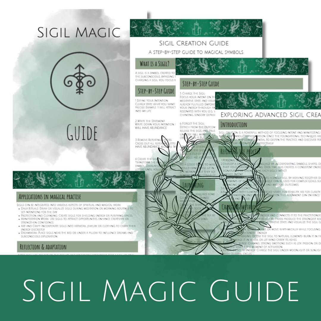 Sigil Magic Guide Manifestation Symbols Intention Setting Witchcraft ...