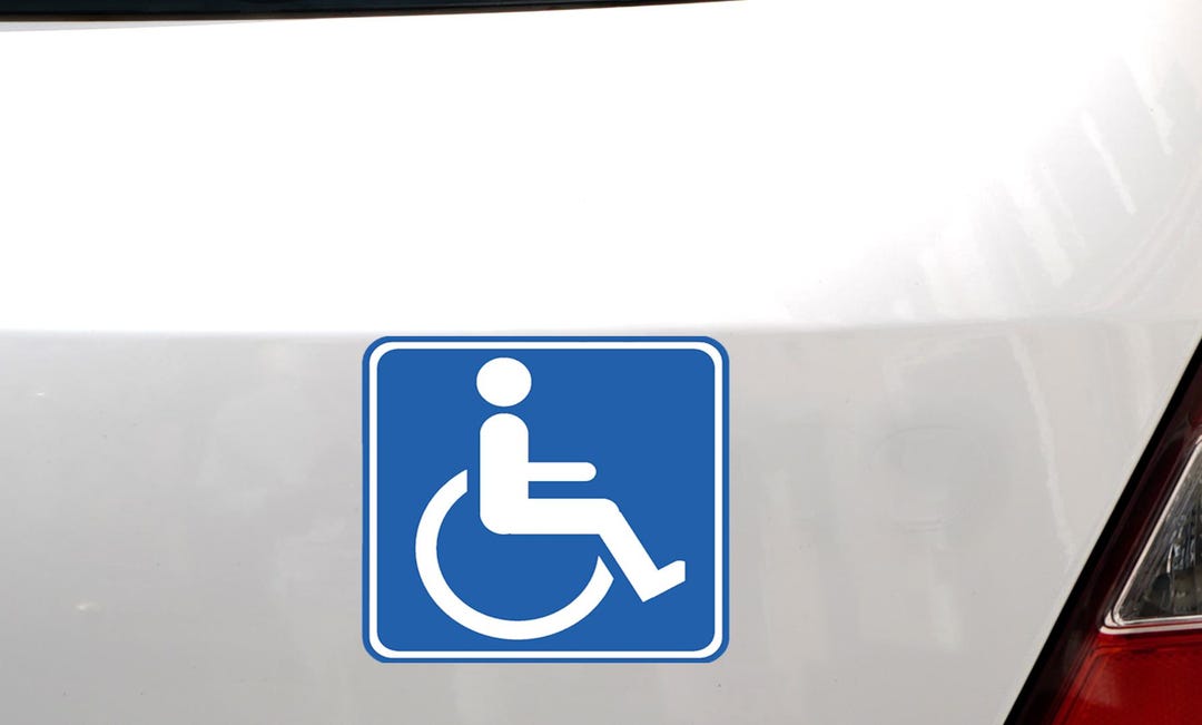 Blue Badge Disabled Car Sticker: Mobility Decal Inside or Out - Etsy