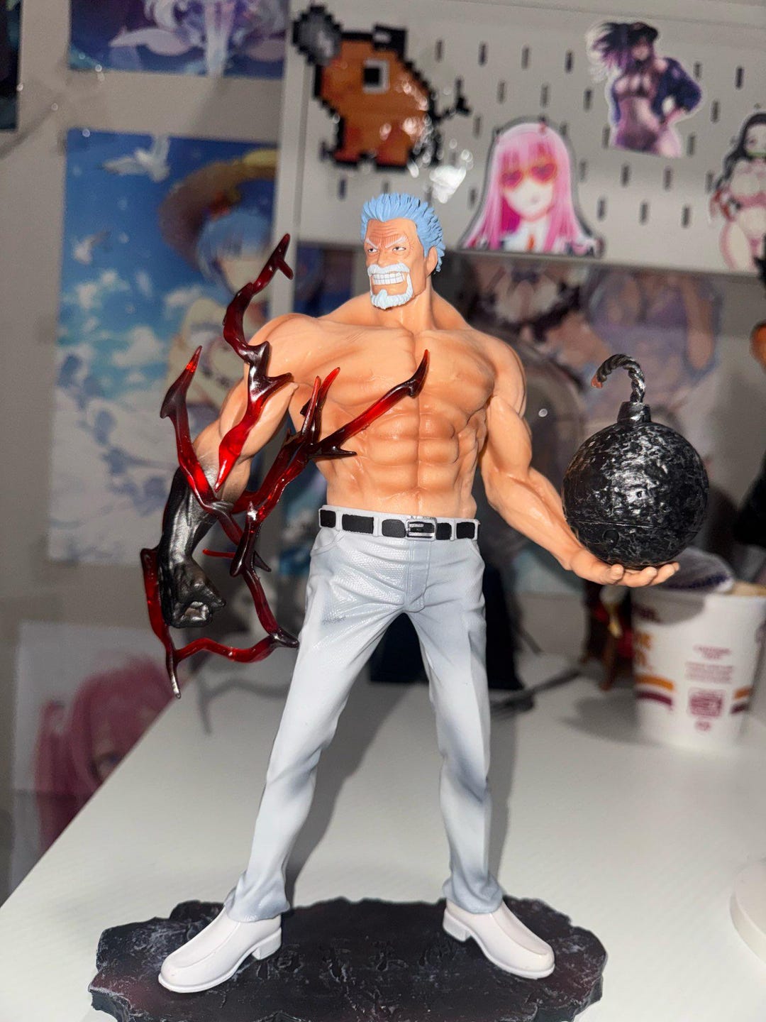 Action Figure One Piece Monkey D. Garp Haki Handmade 25 Cm - Etsy