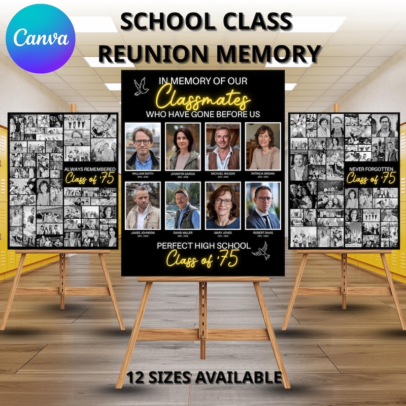 Class Memorial Poster - Etsy