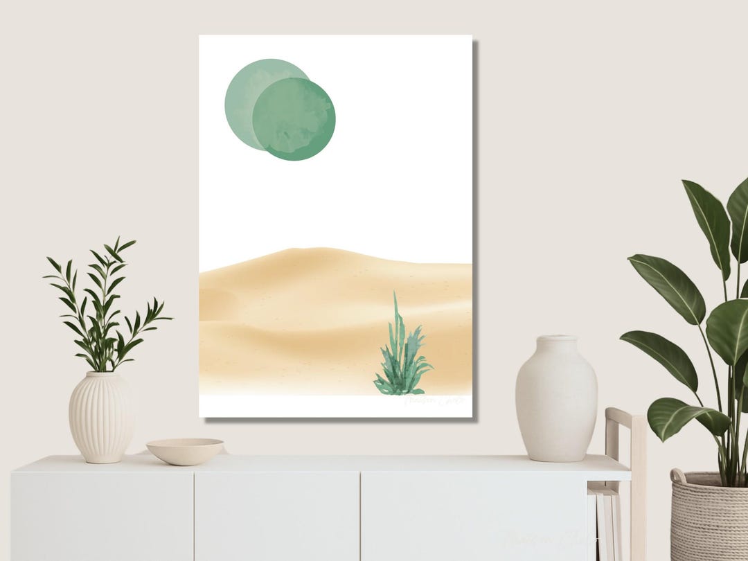 Desert Poster • Desert Poster • Desert Sheet | Minimalist Wall Art ...