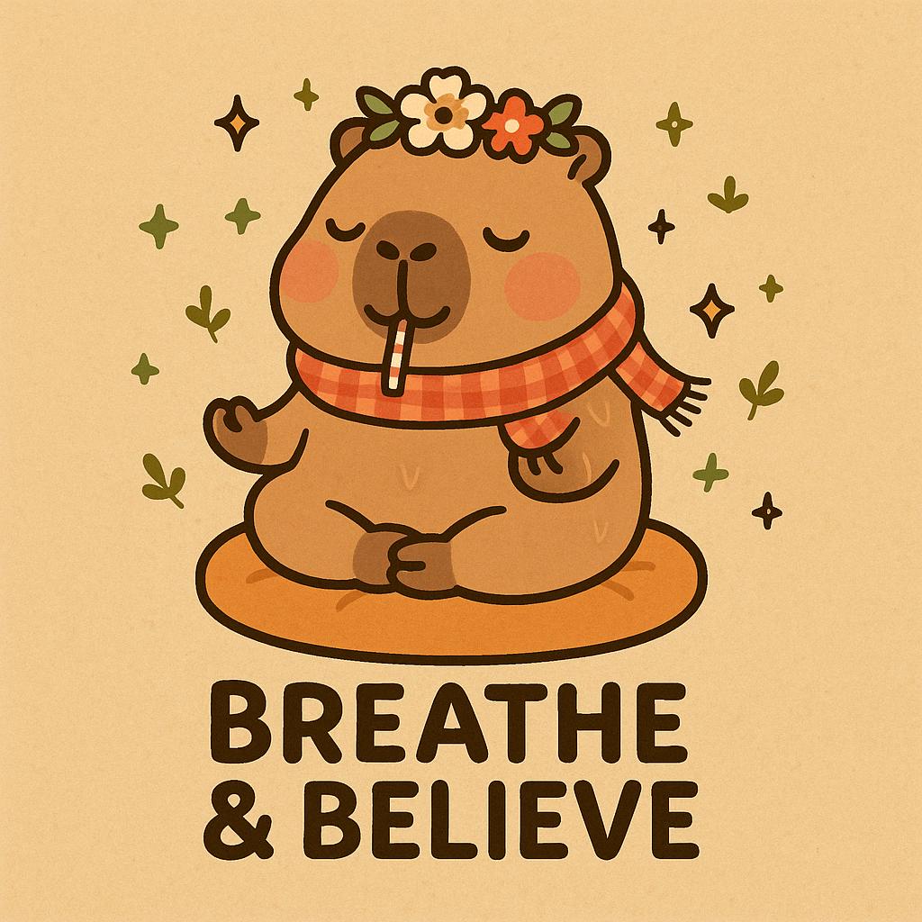 9 Cute Capybara Motivational Stickers - Kawaii Digital Bundle ...