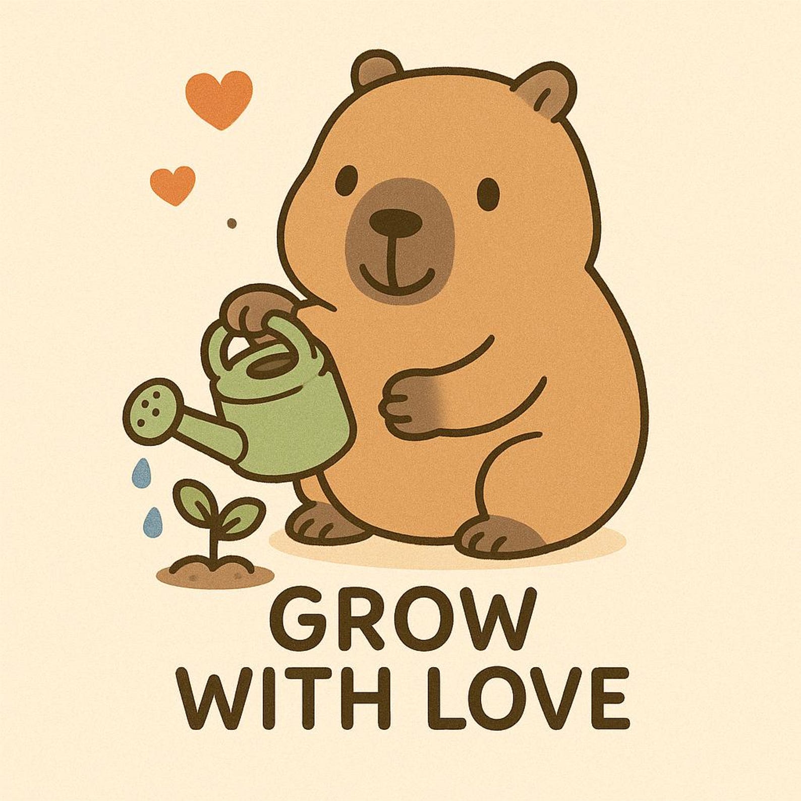 9 Cute Capybara Motivational Stickers - Kawaii Digital Bundle ...