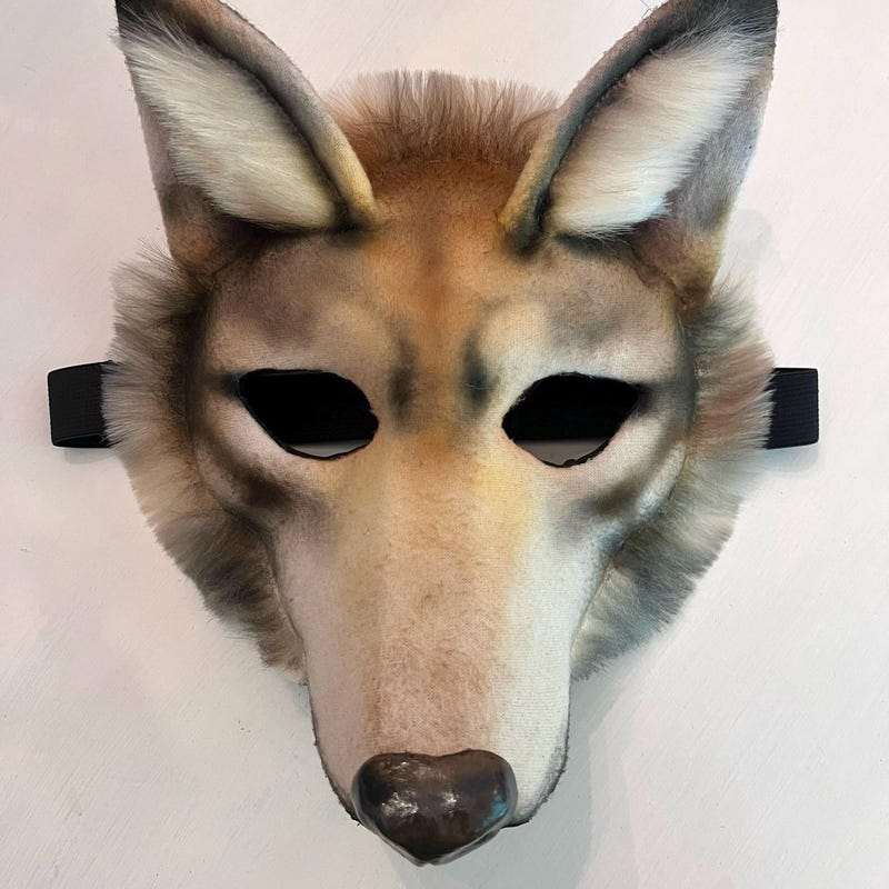 Therian Mask Coyote - Etsy