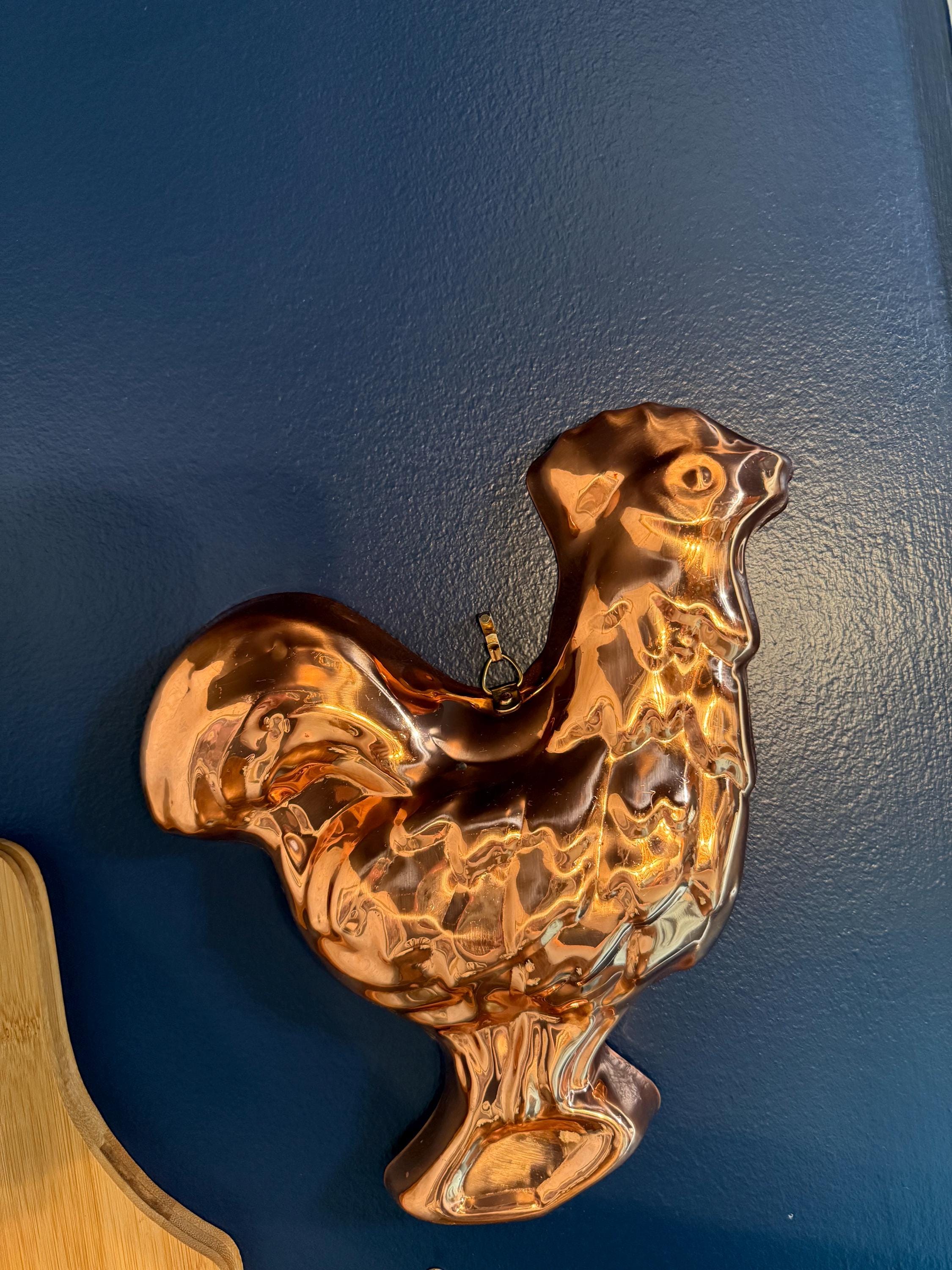 Vintage Copper Rooster Mold: Copral Portugal Farmhouse Decor - Etsy
