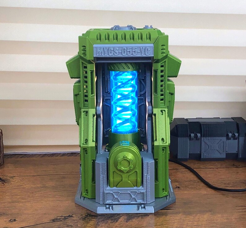 Resident Evil Biolab Biohazard DNA Helix Night Light Virus Tube Desk ...