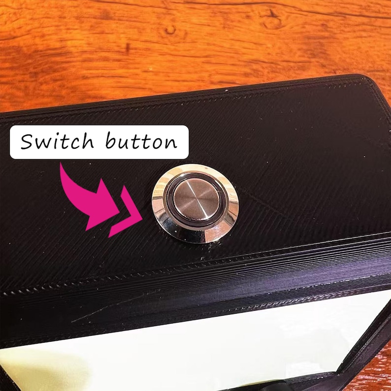 Retro Mechanical Drawing Clock 3D Printed Luminous Time Display With ...