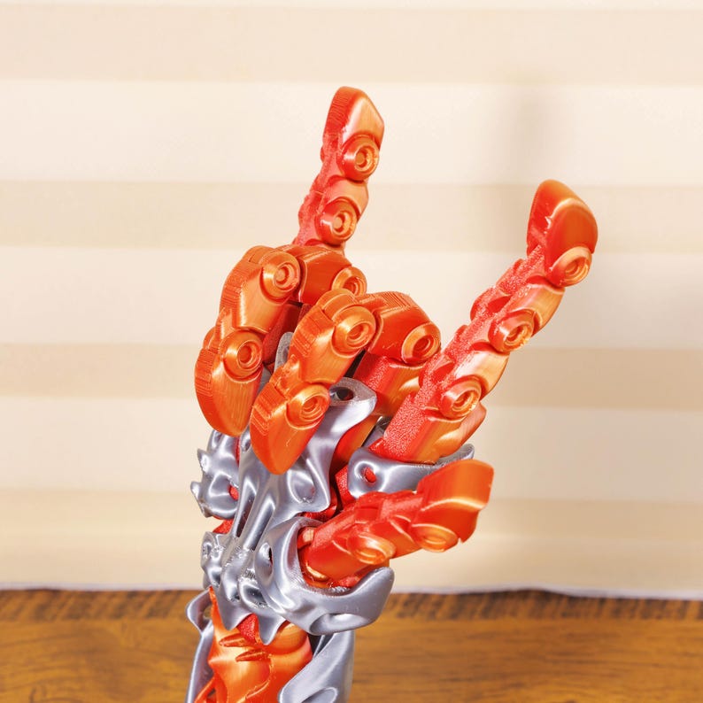 Cybernetic Bionic Hand Fully Articulated Robotic Prop With Realistic ...