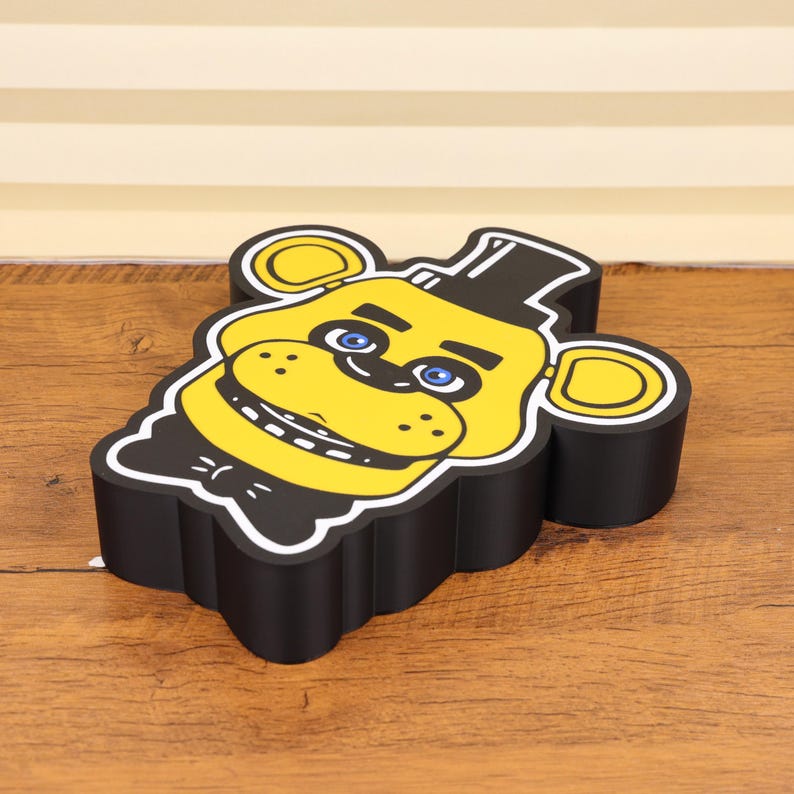 Five Nights Freddy Fazbear Inspired 3D Printed Night Light USBC Powered ...
