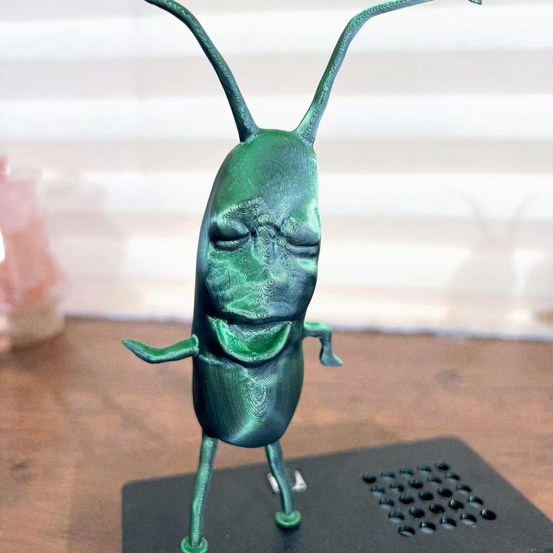 Funny Plankton Speaker Cool 3D Printed Sound Button Toy Quirky Voice ...