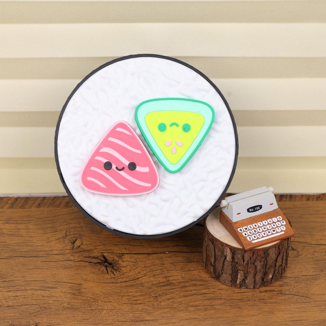 Sushi Roll Night Light USB RGB Lamp With Remote Control Cute Japanese ...