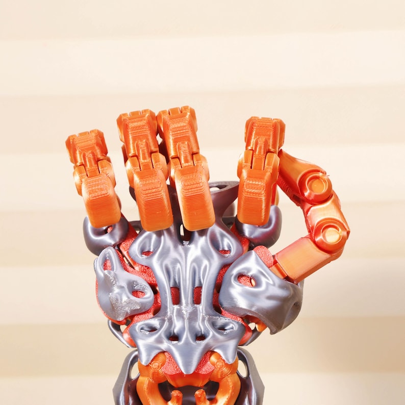 Cybernetic Bionic Hand Fully Articulated Robotic Prop With Realistic ...