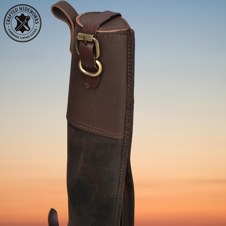 Handmade Leather Shotgun Case, Leather Rifle Case, Leather Scabbard ...