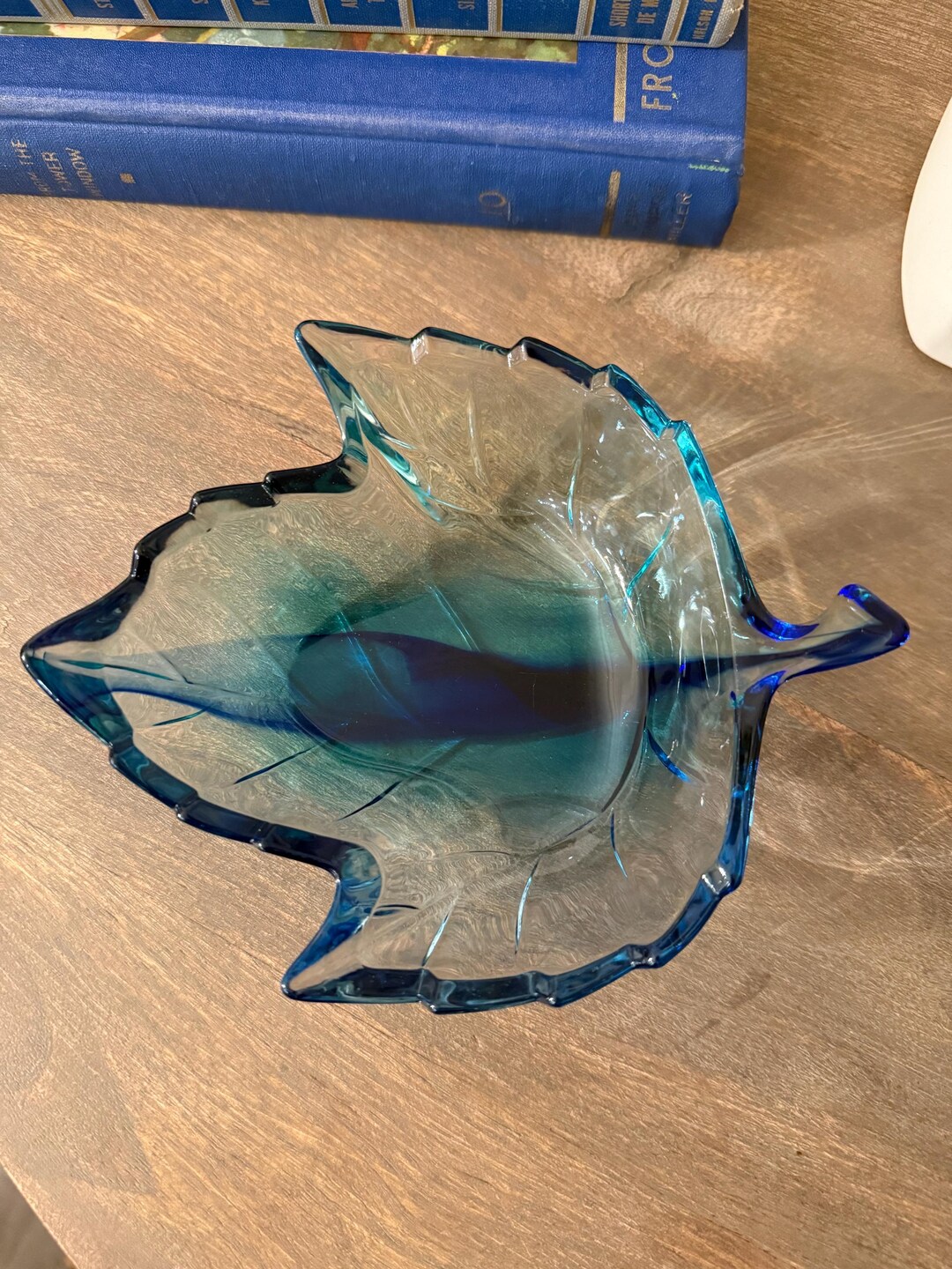 Mikasa Art Glass Leaf - Etsy