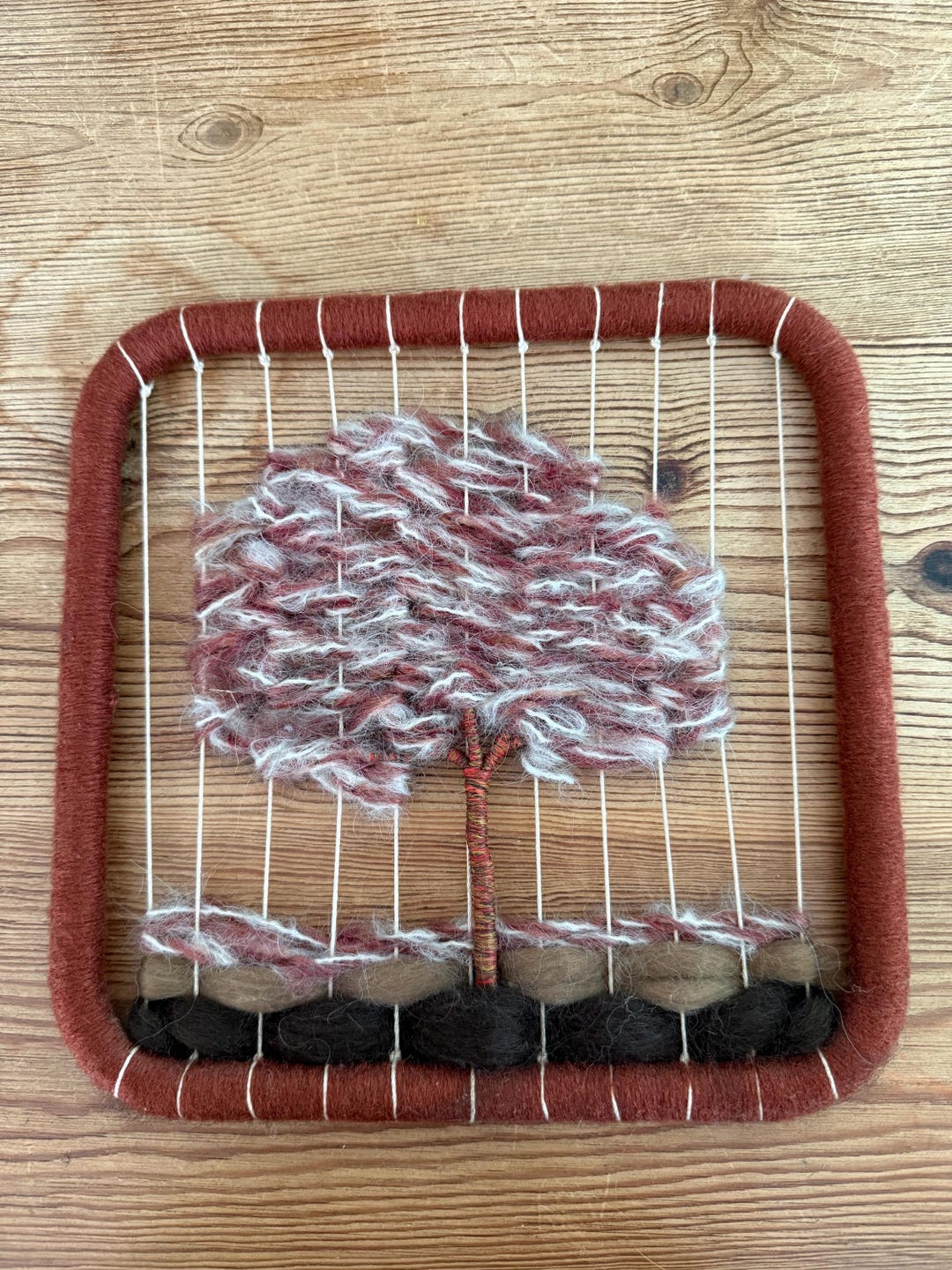 Vintage Fiber Art Tree - Etsy