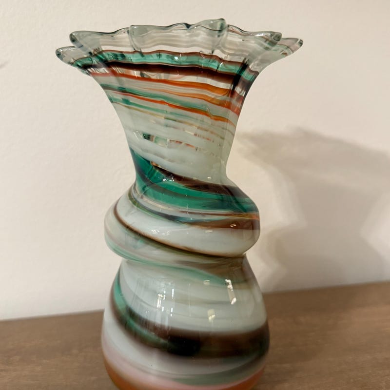 Swirl Vase - Etsy
