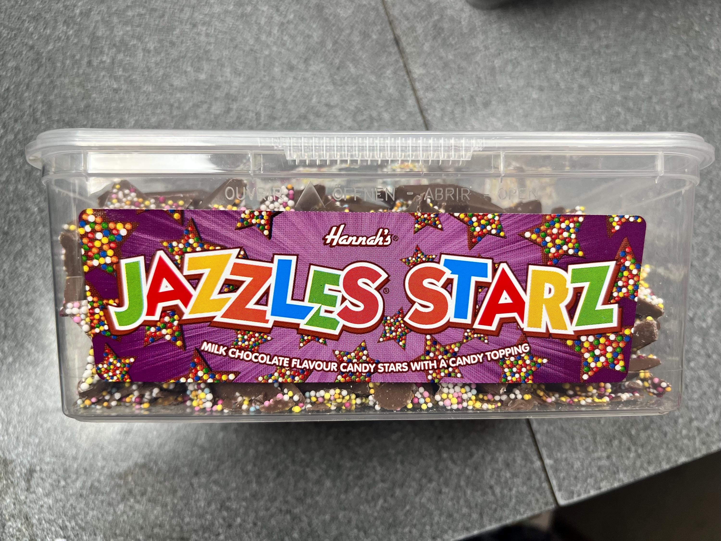 Hannah’s Jazzles Chocolate Stars 600g Box - Etsy